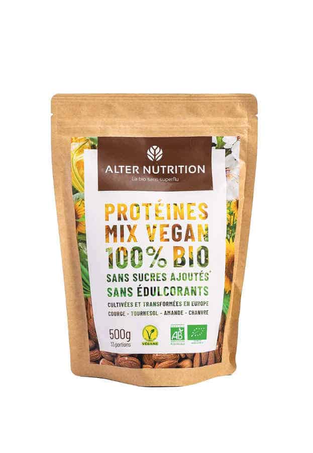 Protéines mix vegan bio sans additifs | Alter Nutrition