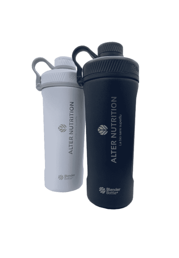 Shaker en inox pour protéines avec boule de mélange | Alter Nutrition